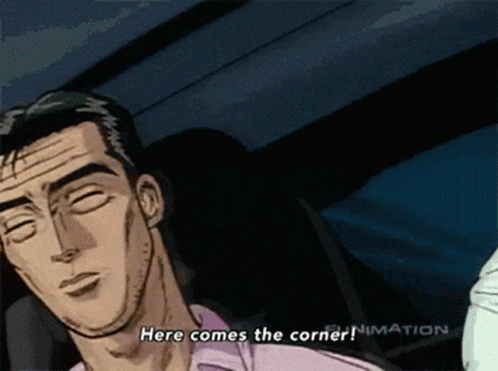 Initial D Bunta Fujiwara Driving GIF | GIFDB.com