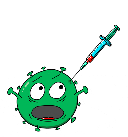 Injection Green Virus Cartoon GIF | GIFDB.com
