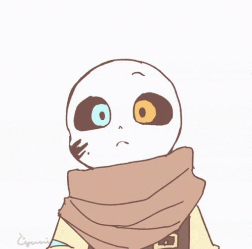 Ink Sans Shocked Reaction GIF | GIFDB.com