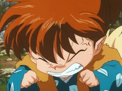 Inuyasha Shippo Grinning GIF | GIFDB.com