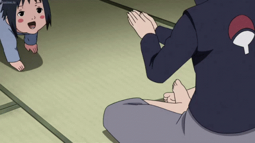 Itachi Vs Sasuke Childhood GIF | GIFDB.com