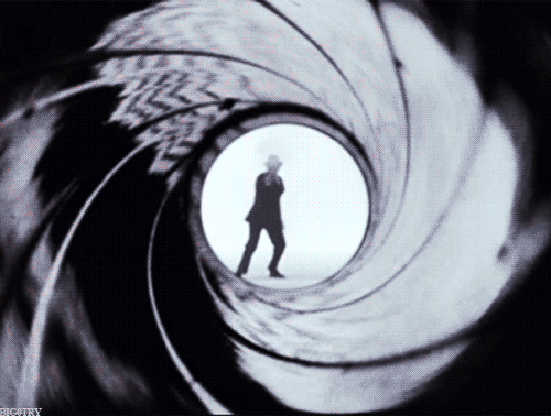 James Bond Barrel Gun GIF | GIFDB.com
