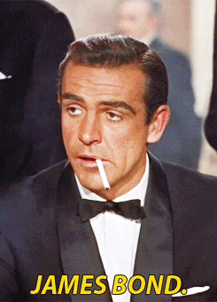 James Bond Smoking GIF | GIFDB.com