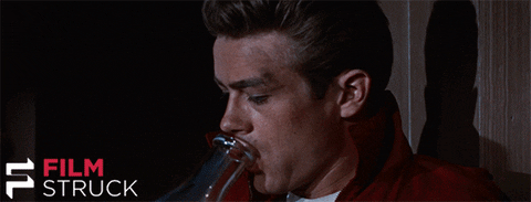 James Dean Drinking Milk Alcohol GIF | GIFDB.com