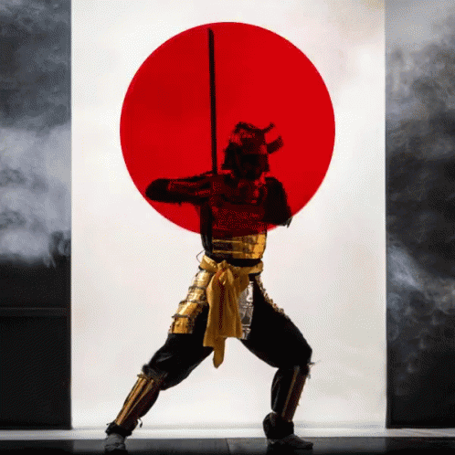 Japanese Samurai Soldier GIF | GIFDB.com