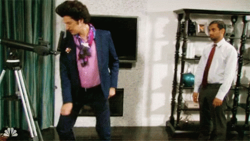 Jean Ralphio Parks And Recreation Awkward Dance GIF | GIFDB.com