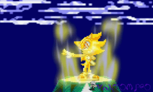 Super Sonic Gif File 846kb GIF | GIFDB.com