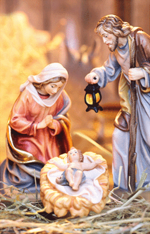Jesus Is Born Christmas Blessings GIF | GIFDB.com
