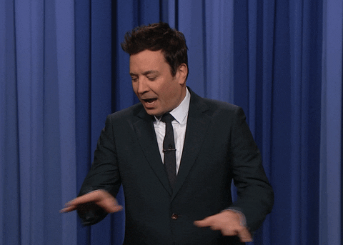 Jimmy Fallon Moving Hands Confused Face GIF | GIFDB.com