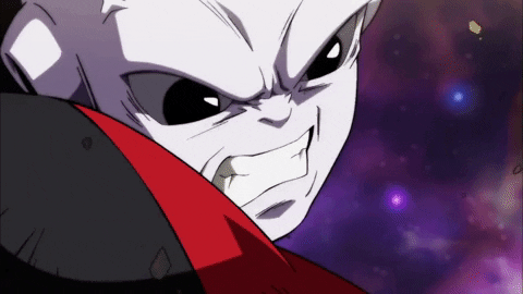 Jiren The Gray Struggling Against Goku Ultra Instinct GIF | GIFDB.com