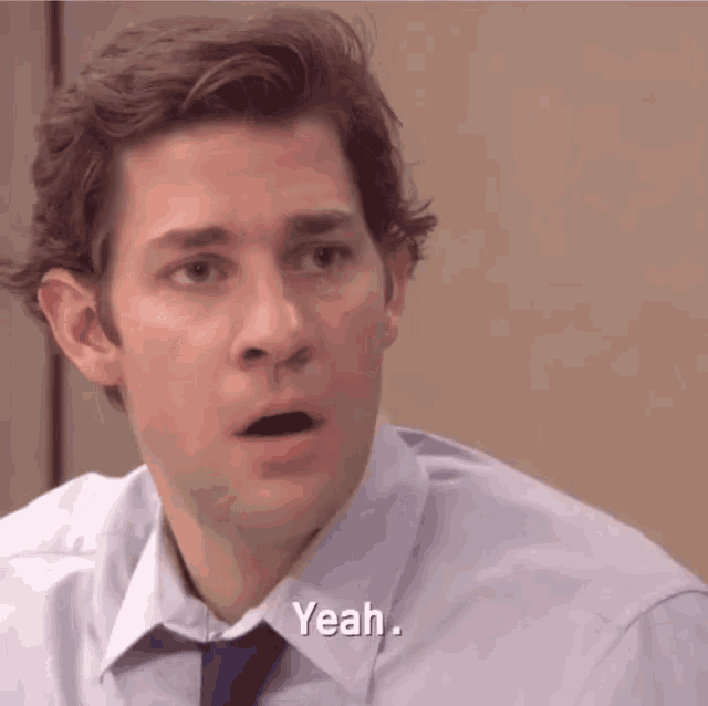 John Krasinski As Jim Halpert Realization GIF | GIFDB.com