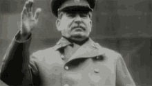 Joseph Stalin Soviet Leader Waving Hello GIF | GIFDB.com