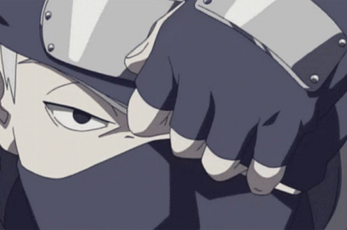 Kakashi Hatake Sharingan Naruto Hand Seals Jutsu GIF | GIFDB.com