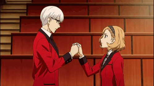 Kakegurui Kaede Manyuda Itsuki Sumeragi GIF | GIFDB.com
