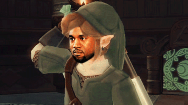 Kanye West Reface Legend Of Zelda Avatar GIF | GIFDB.com