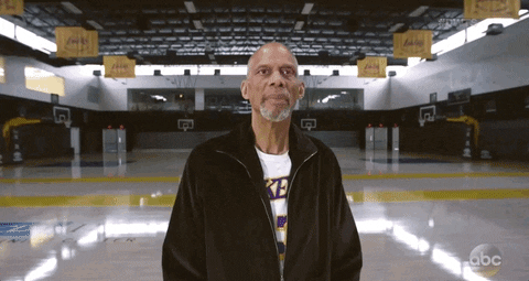 Kareem Abdul Jabbar Serious Stare GIF | GIFDB.com
