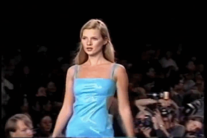 Kate Moss Anna Sui Fashion GIF | GIFDB.com