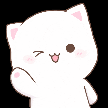 Kawaii Cat Hello Winking GIF | GIFDB.com
