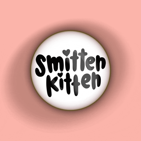 Kawaii Pink Smitten Kitten GIF | GIFDB.com