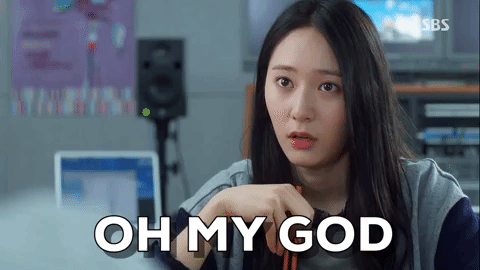 Kdrama Krystal Oh My God Reaction GIF | GIFDB.com