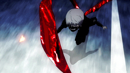 Ken Kaneki Centipede Form Running GIF | GIFDB.com