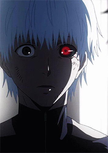 Ken Kaneki Ghoul's Eyes GIF | GIFDB.com