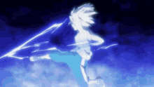 Killua Zoldyck Hunter X Hunter Godspeed Forming Circle GIF | GIFDB.com