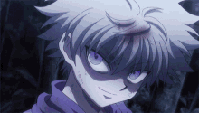Killua Zoldyck Hunter X Hunter Godspeed Scary Look GIF | GIFDB.com
