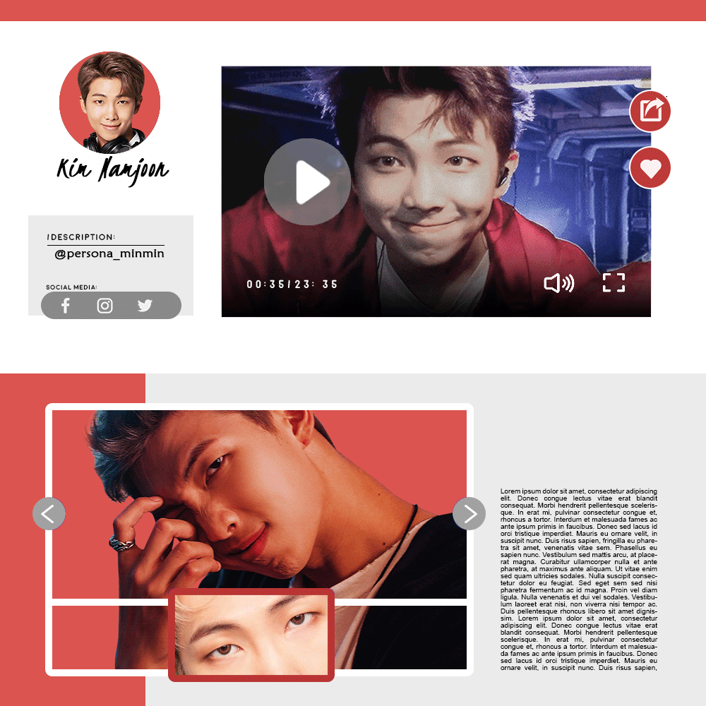 Kim Nam-joon Bts Social Media Accounts GIF | GIFDB.com