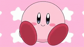 Kirby Merrily Moving GIF | GIFDB.com