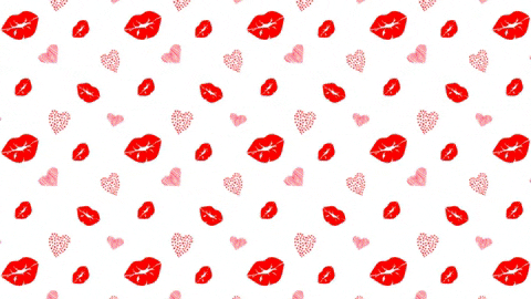 Kisses And Hearts Background GIF | GIFDB.com