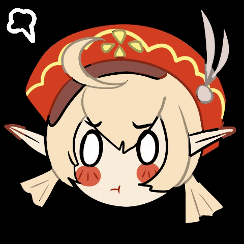 Klee Blushing Angry Head GIF | GIFDB.com