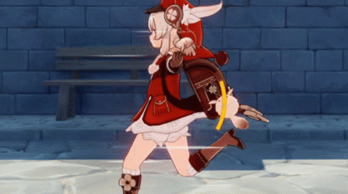 Klee Running Fast GIF | GIFDB.com