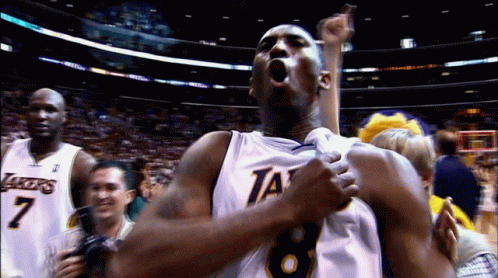Kobe Bryant Excited Scream GIF | GIFDB.com