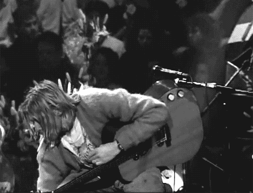 Kurt Cobain Smoking GIF | GIFDB.com