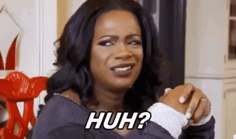 Lady Saying Huh GIF | GIFDB.com