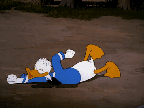 Laughing Hard Donald Duck GIF | GIFDB.com