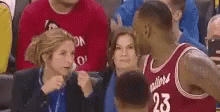 Lebron Crying Fan Crybaby Gesture GIF | GIFDB.com