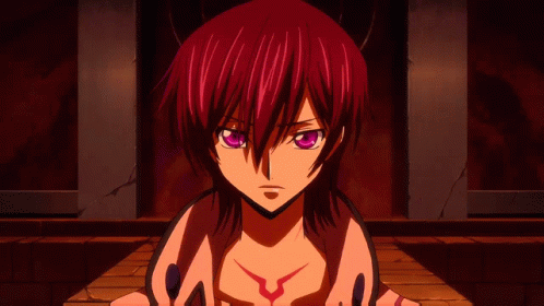 Lelouch Lamperouge Red Hair Day GIF | GIFDB.com