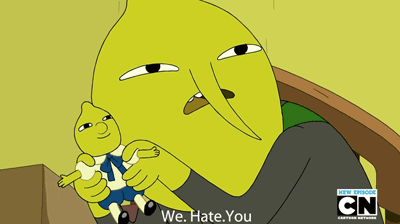 Lemongrab We Hate You GIF | GIFDB.com
