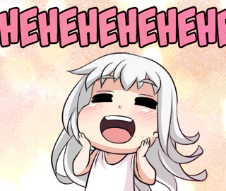 Lily Line Sticker Hehe GIF | GIFDB.com