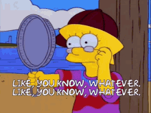 Lisa Simpson Like You Know Whatever GIF | GIFDB.com