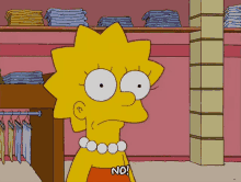 Lisa Simpson Shocked No Sticking Tongue Out GIF | GIFDB.com
