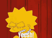 Lisa Simpson Yeesh Disgust Angry Acting GIF | GIFDB.com