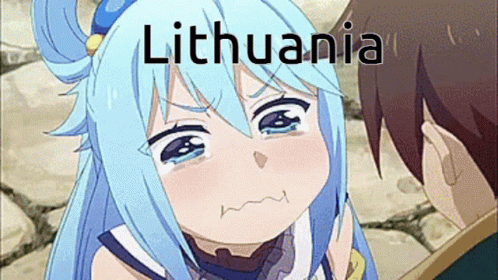 Lithuania Aqua Konosuba GIF | GIFDB.com