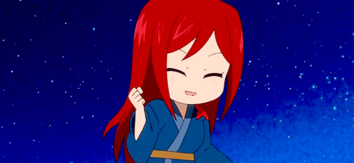 Little Erza Scarlet Titania Dancing GIF | GIFDB.com