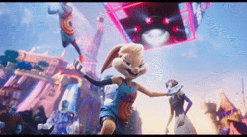 Lola Bunny Space Jam Wink GIF | GIFDB.com