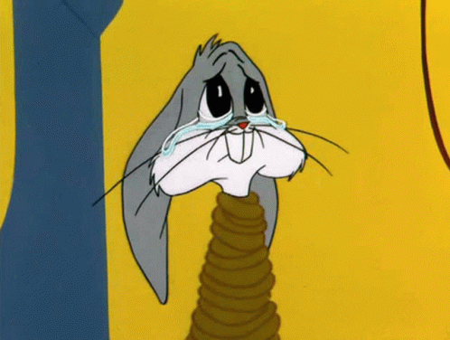 Looney Tunes Crying Tied-up Bugs Bunny GIF | GIFDB.com