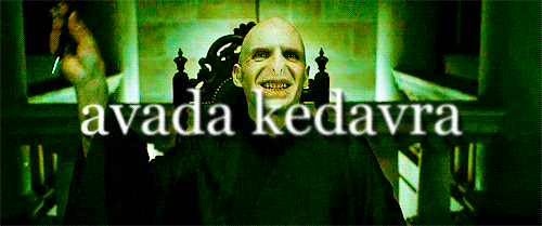 Lord Voldemort Iconic Curse GIF | GIFDB.com