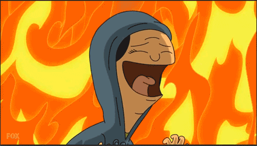 Louise Belcher On Fire GIF | GIFDB.com